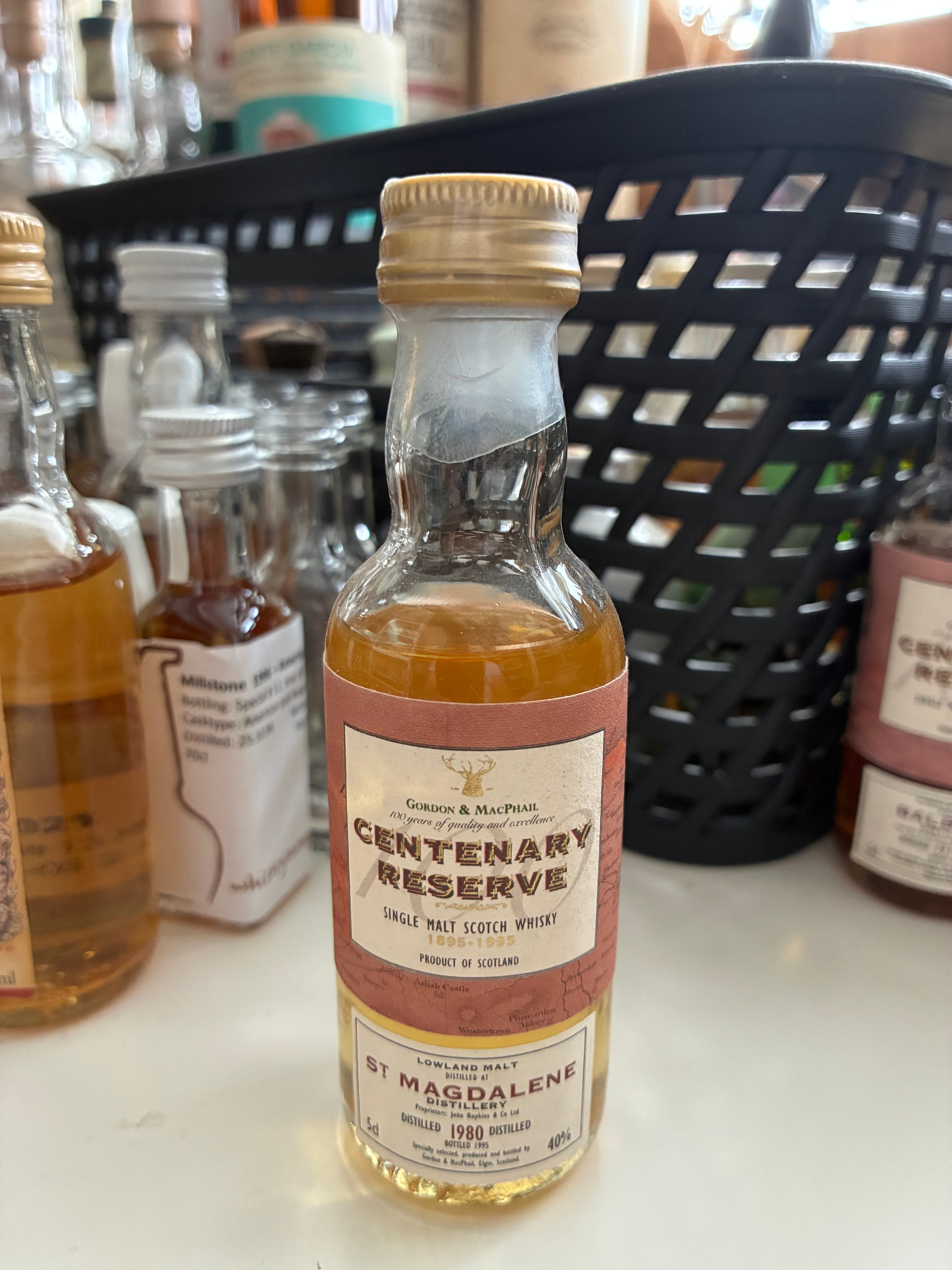 St. Magdalene 1980 GM Centenary Reserve - miniature – Whisky Aby